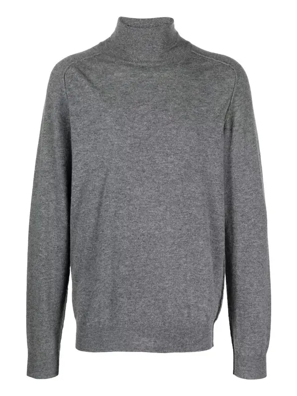ROBERTO COLLINA Mélange Fine-knit Jumper - Grey