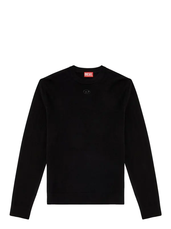 Diesel K-vieri Logo-embroidered Jumper - Black