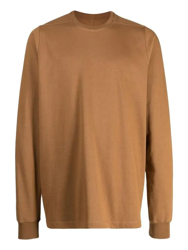 Rick Owens Crew-neck Cotton T-shirt - Brown