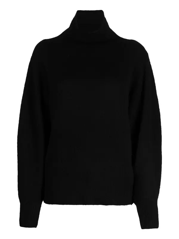 Zimmermann Lyrical Brushed Wool-blend Jumper - Black