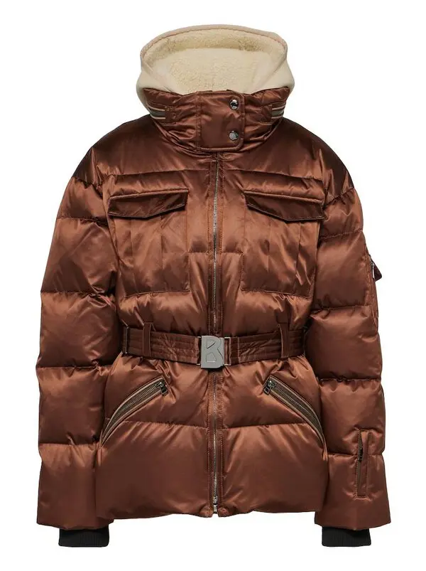Bogner Adele-ld Quilted Ski Jacket - Brown