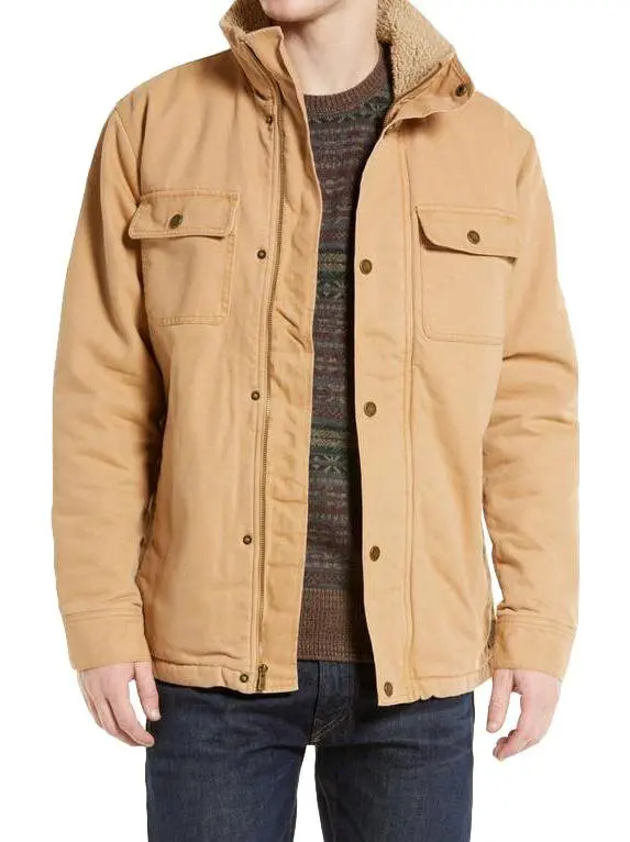 THE NORMAL BRAND Cotton Canvas Chore Coat - Camel