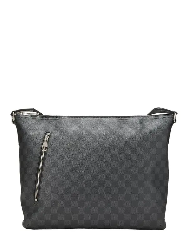 LOUIS VUITTON Damier Graphite Mick Messenger Bag - Black