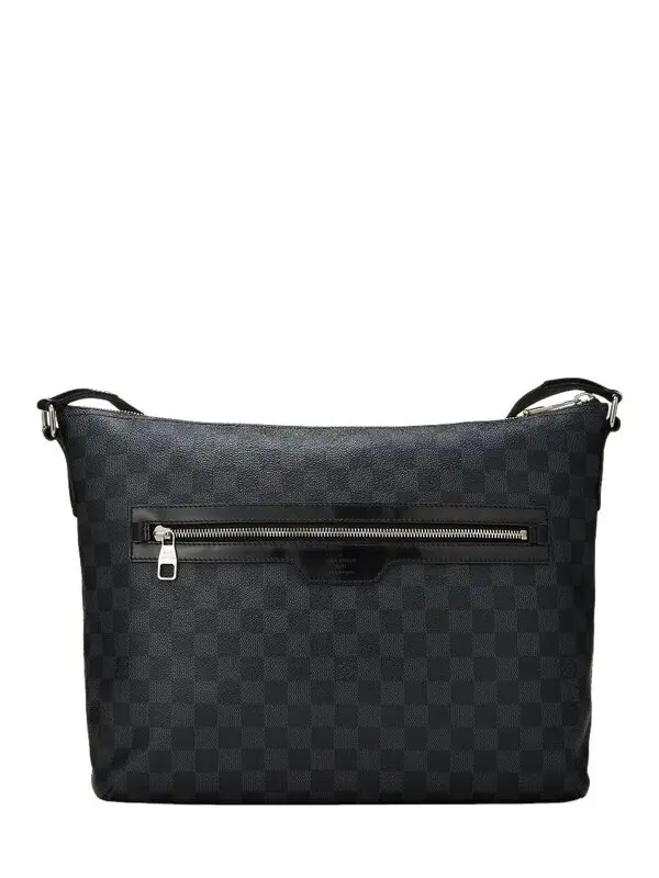 LOUIS VUITTON Damier Graphite Mick Messenger Bag - Black