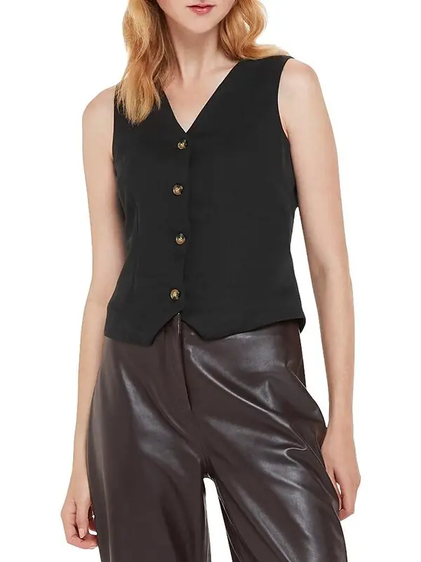 Whistles Jess Vest - Black