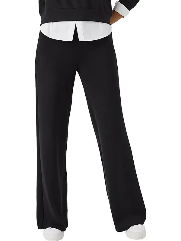 Spanx Airessentials Wide Leg Pants - Very Black
