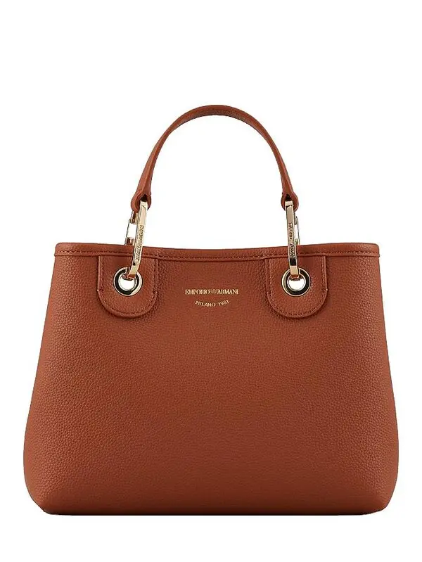 Emporio Armani Myea Small Shopper Tote - Brown
