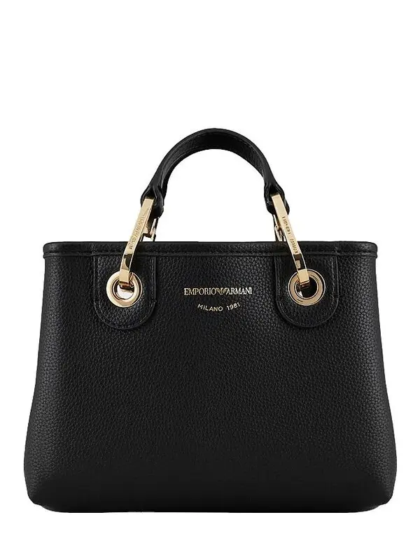 Emporio Armani Myea Mini Shopper Tote - Black