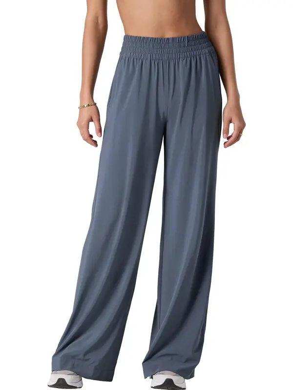 Vuori Villa Wide Leg Pants - Azure