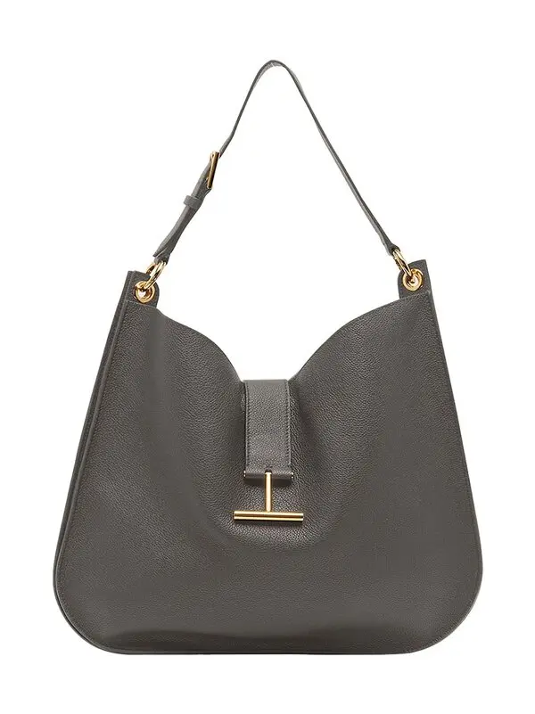 TOM FORD Tara Large Hobo Crossbody - Espresso