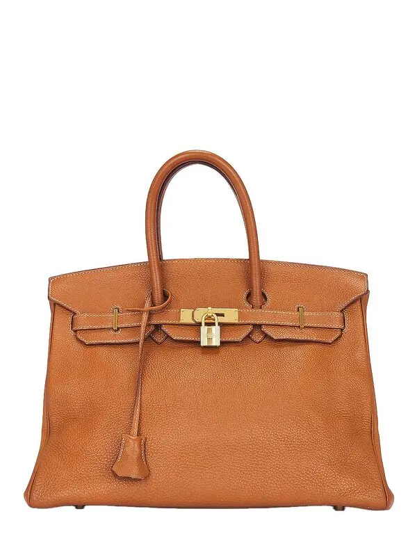Hermès Birkin 35 Togo Handbag - Gold