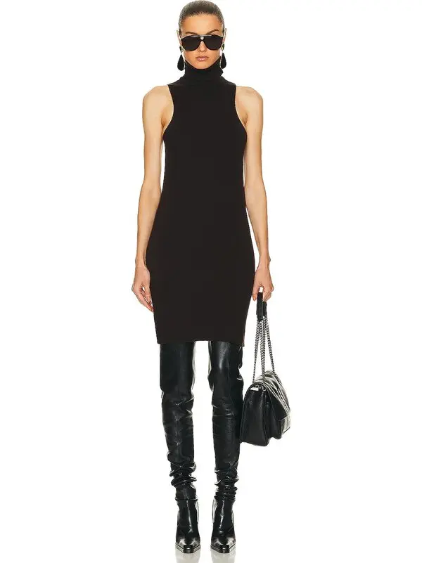 Saint Laurent Knit Dress - Chataigne