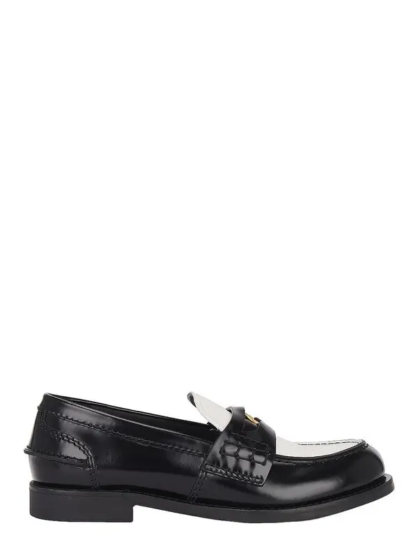 Miu Miu Penny Loafer - Spazzolato Bicolor