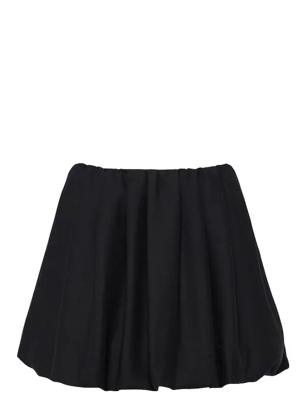 Valentino Garavani Crêpe Couture Mini Skirt - Black