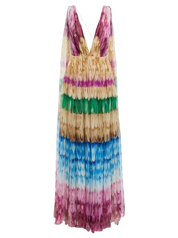 Valentino Garavani Printed Silk Gown - Multicoloured