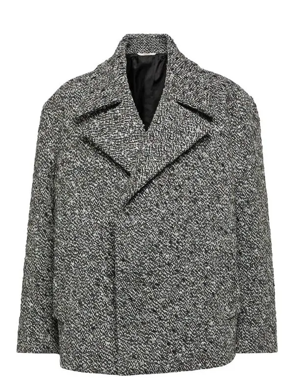 Valentino Garavani Embellished Wool-blend Jacket - Grey