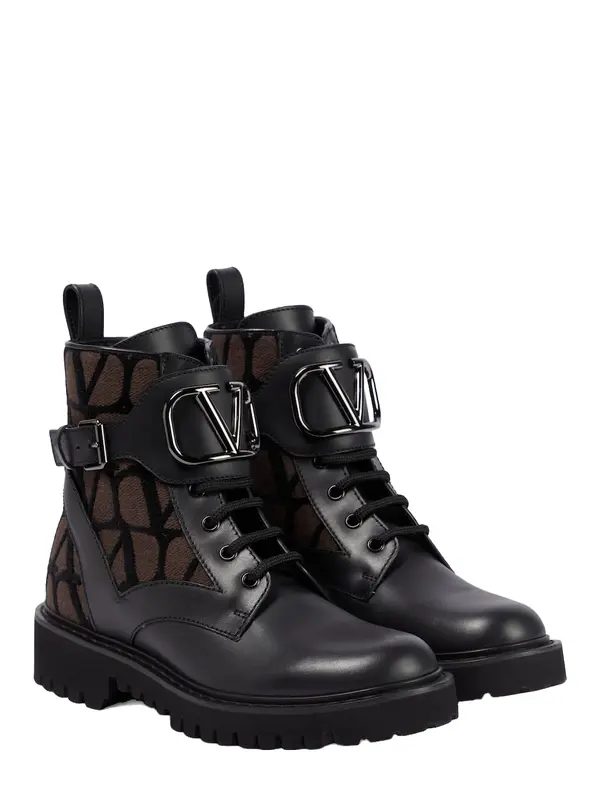 Valentino Garavani Toile Iconographe Ankle Boots - Multicoloured