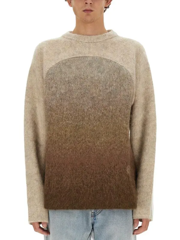 ERL Mohair Blend Knit - Brown