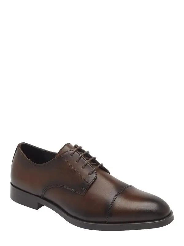 Nordstrom Elliott Cap Toe Lace-up Derby - Brown Clove
