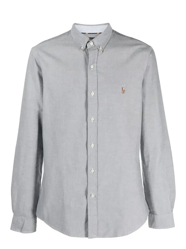 Polo Ralph Lauren Polo Pony Cotton Shirt - Grey