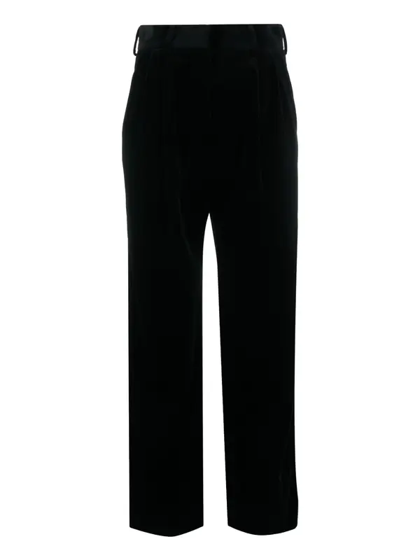 BLAZÉ MILANO Fox Straight-leg Trousers - Black