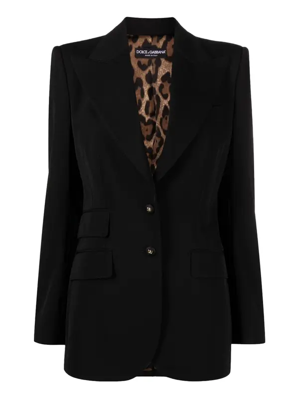 Dolce & Gabbana Single-breasted Blazer - Black