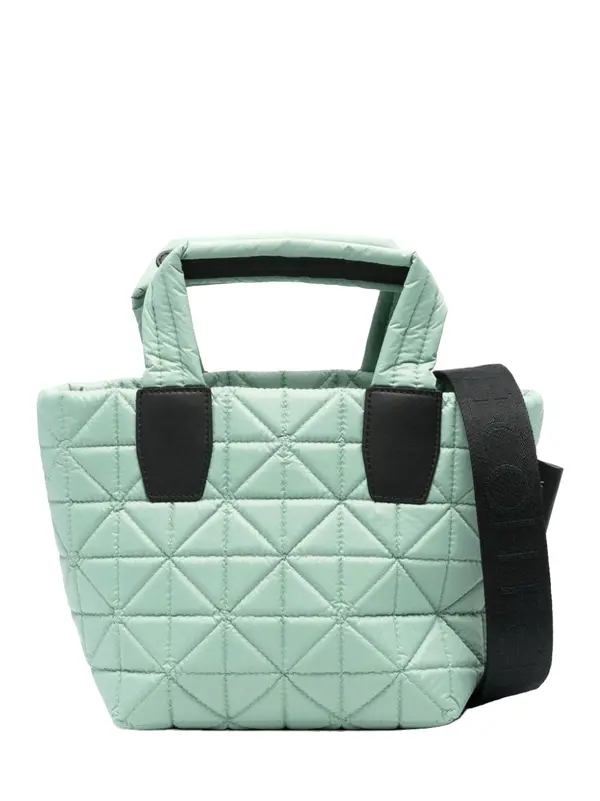 VEECOLLECTIVE Small Vee Padded Tote Bag - Green