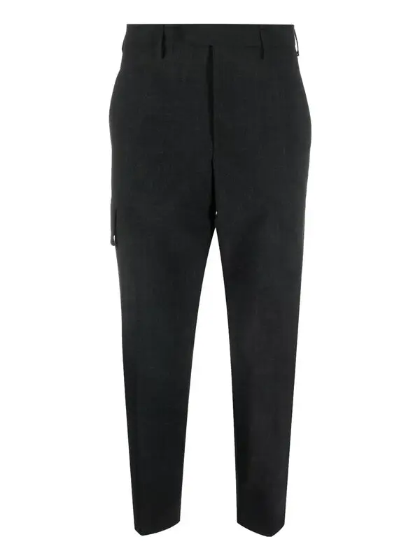Neil Barrett Tapered Cropped Trousers - Grey