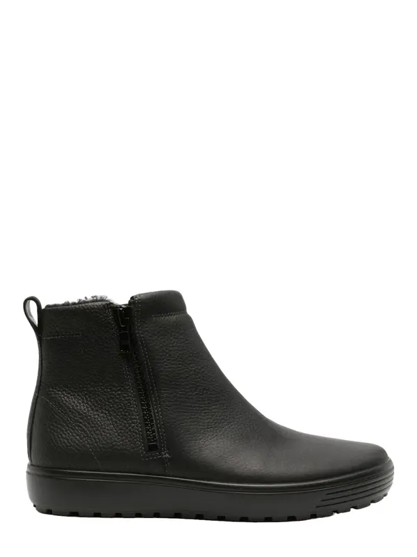 Ecco Soft 7 Tred Leather Boots - Black