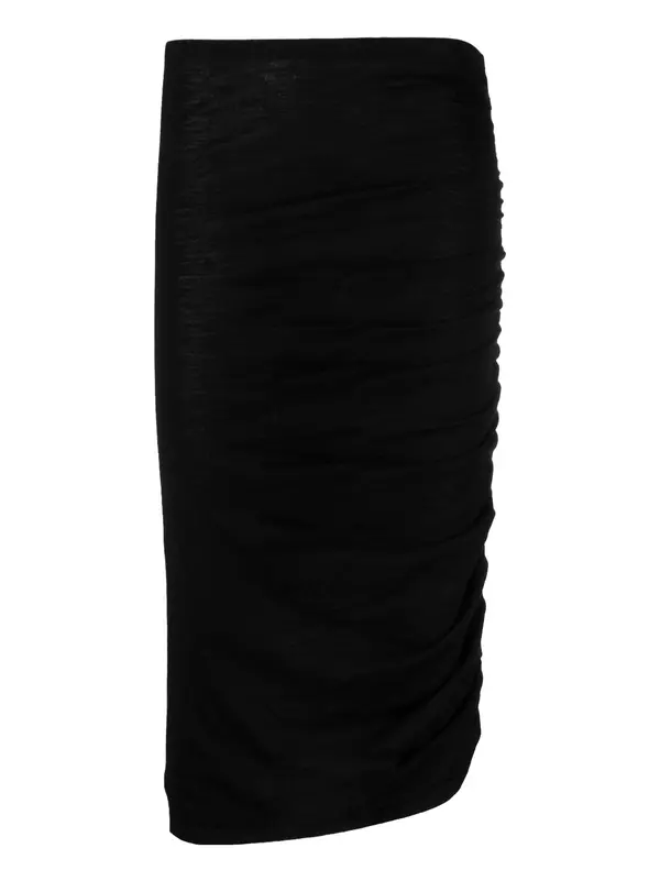 Isabel Marant Albane Midi Skirt - Black