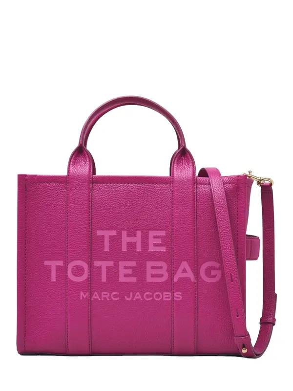 Marc Jacobs Leather Medium Tote Bag - Pink