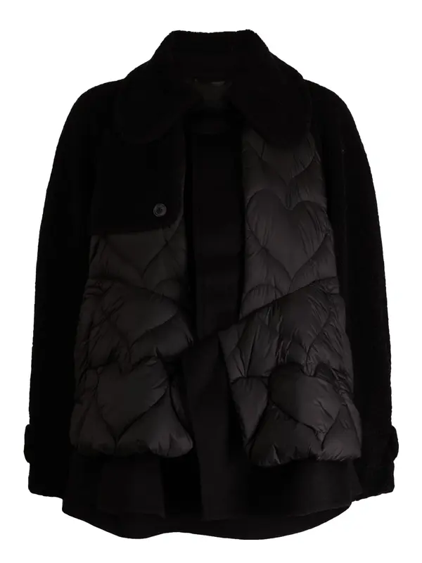 JNBY Heart-motif Puffer Jacket - Black