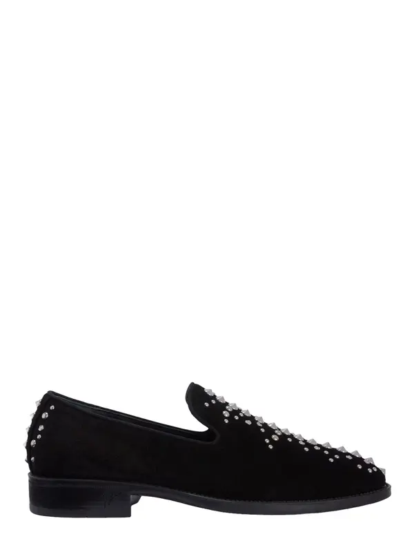 GIUSEPPE ZANOTTI Alfredson 15mm Studded Loafers - Black