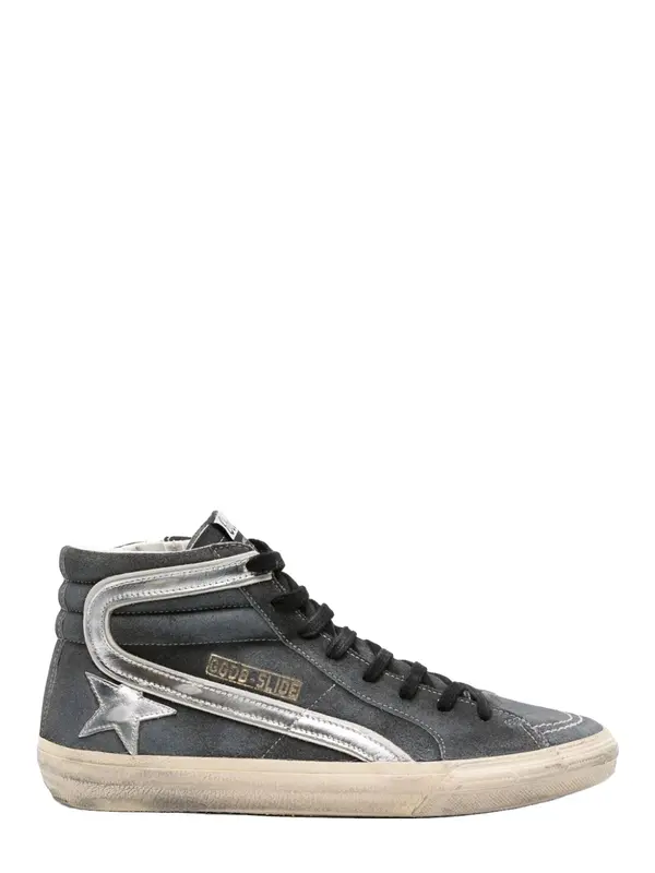 Golden Goose Slide High-top Sneakers - Black