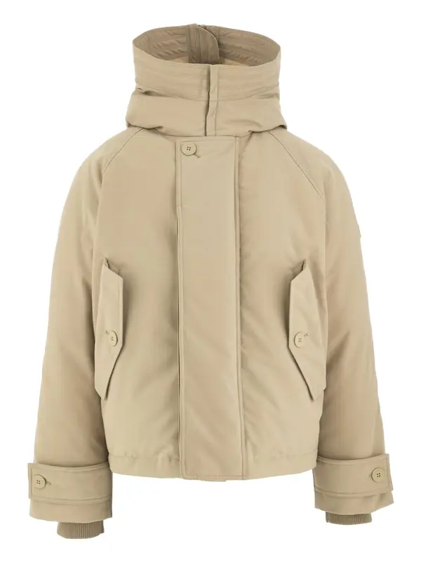 FERRAGAMO Classic-hood Padded Jacket - Neutrals
