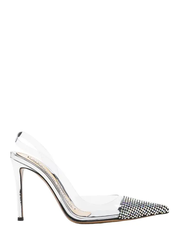 Alexandre Vauthier Amber Ghost 100mm Pumps - Silver
