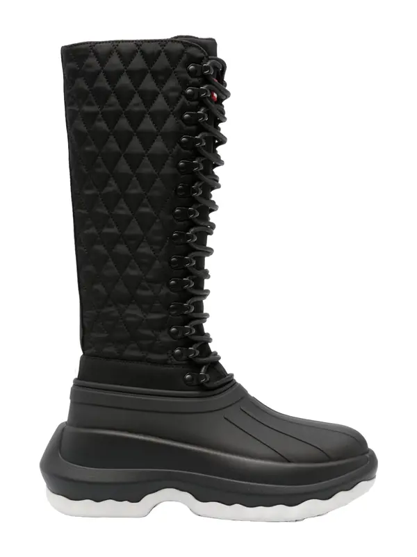 Kenzo X Hunter Tall 70mm Lace-up Boots - Black