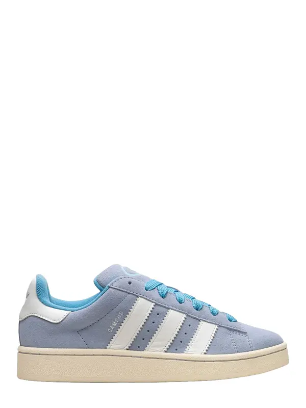 Adidas Calf-leather Round-toe Sneakers - Blue
