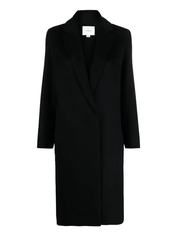 Vince Notched-lapel Trench Coat - Black