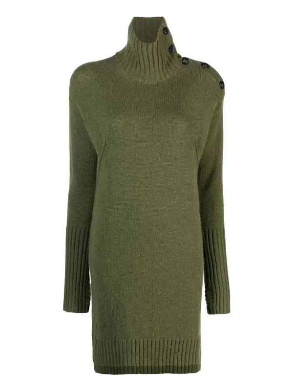 Zadig&Voltaire Almira Cashmere Dress - Green