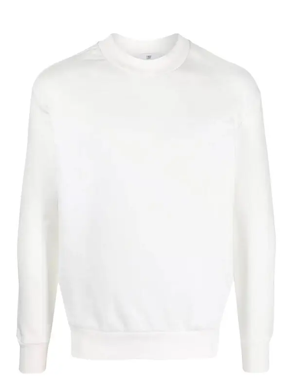 Pmd Mika Crew-neck Cotton Jumper - White