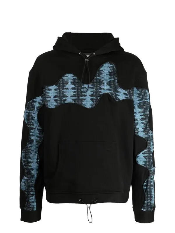 Ahluwalia 2c Cotton-blend Hoodie - Black