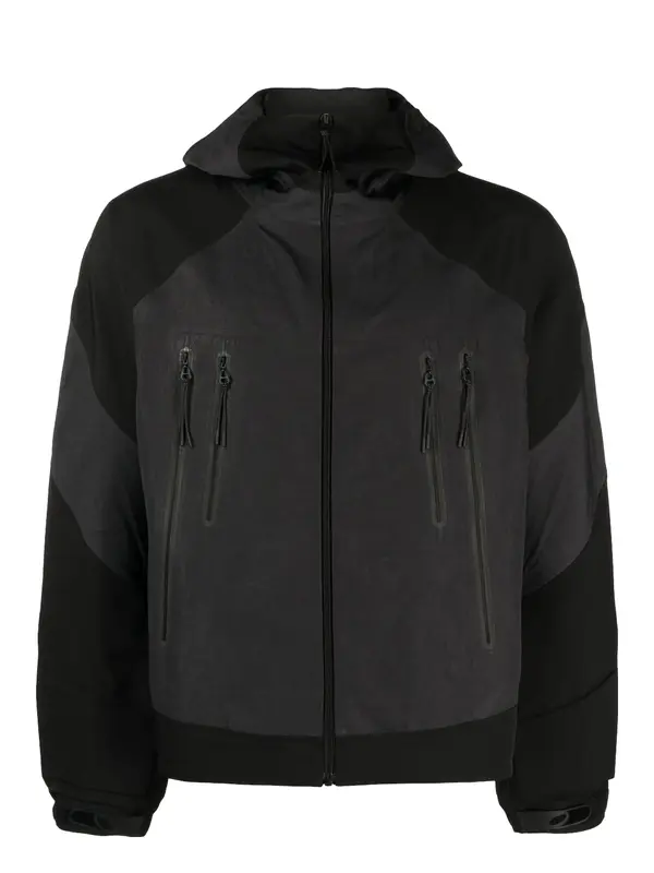 J.L-A.L Armour Padded-panels Ripstop Jacket - Black