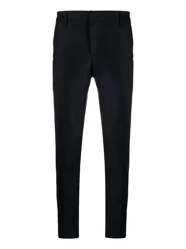 DONDUP Mid-waist Trousers - Blue