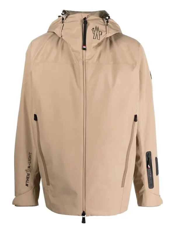 Moncler Montgirod Padded Hooded Ski Jacket - Neutrals