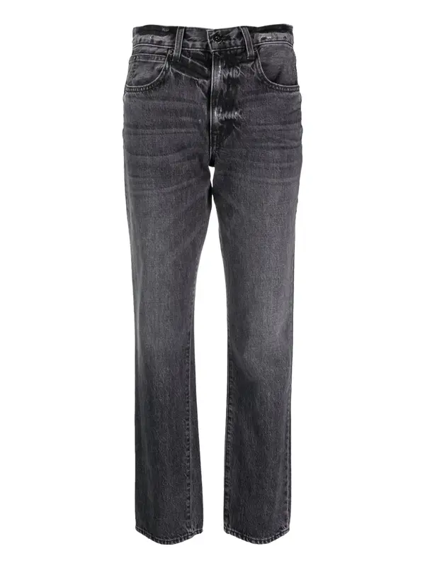 SLVRLAKE Tyler Mid-rise Jeans - Black