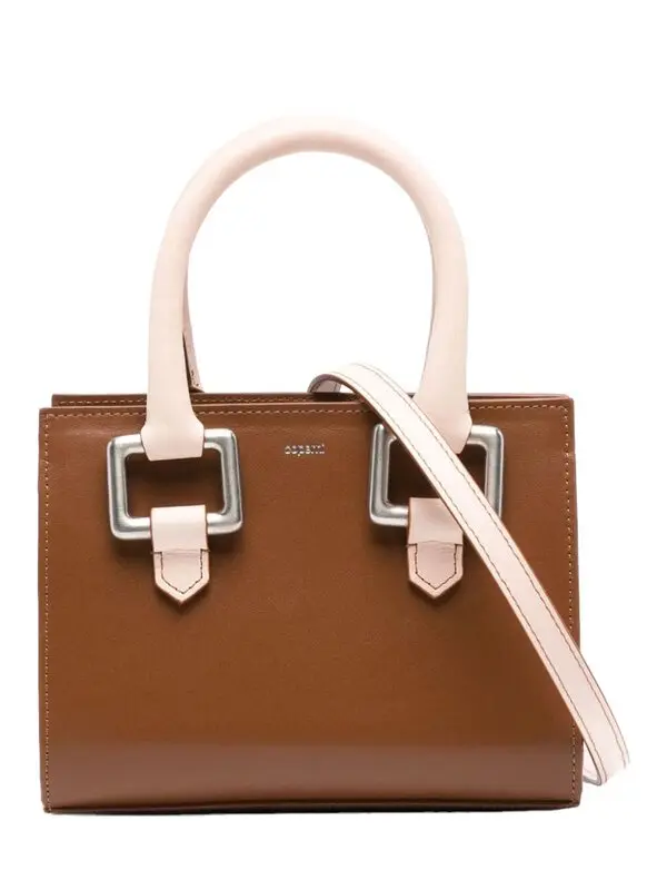 Coperni Emoji Leather Mini Bag - Brown