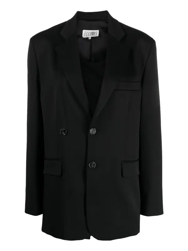 MAISON MARGIELA Single-breasted Blazer - Black