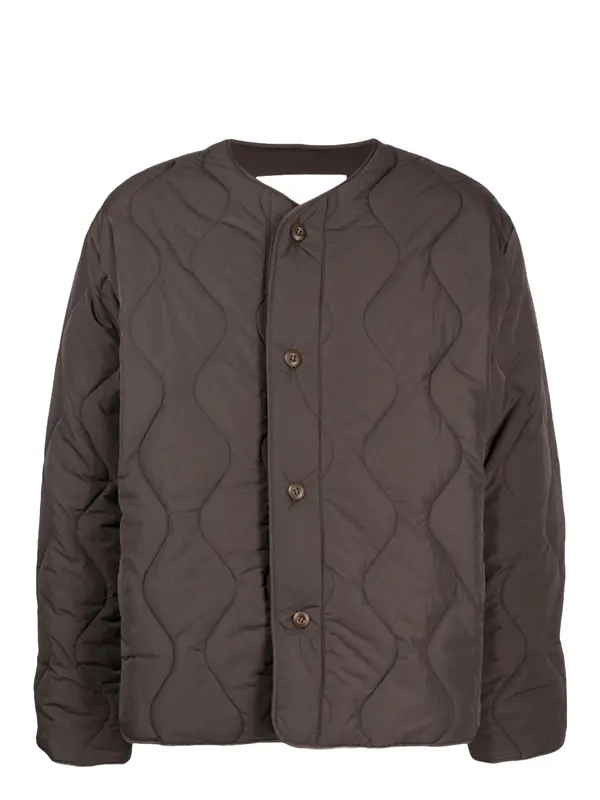 SPOONYARD Quilted Padded Shirt Jacket - Brown