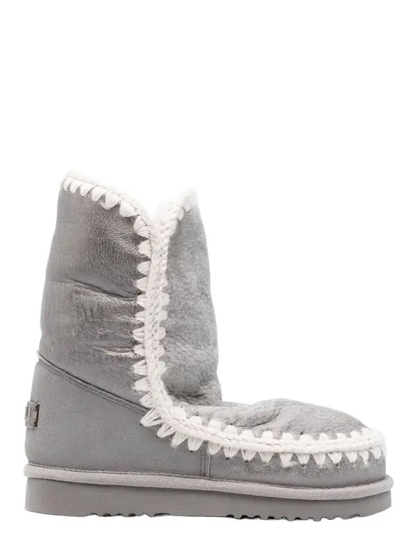 Mou Eskimo 24 Leather Boots - Grey